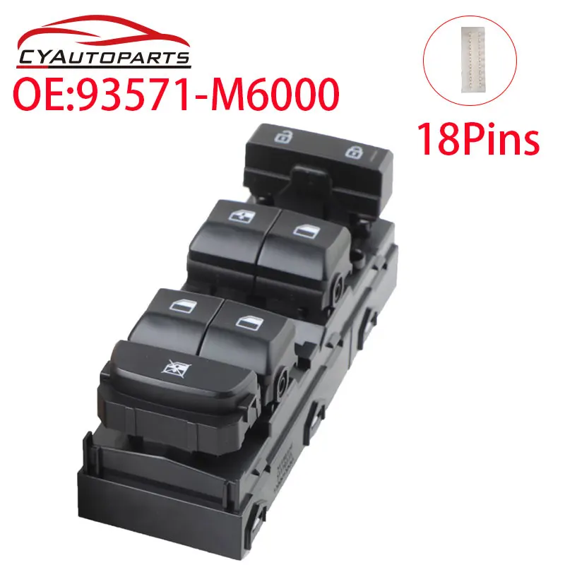 New 18Pins Left Side Power Window Switch Button For Kia Forte 2019-2021 ...