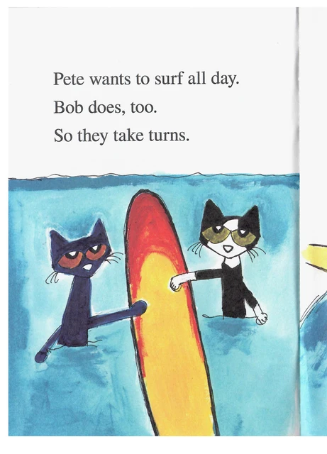 Pete The Cat Surfing