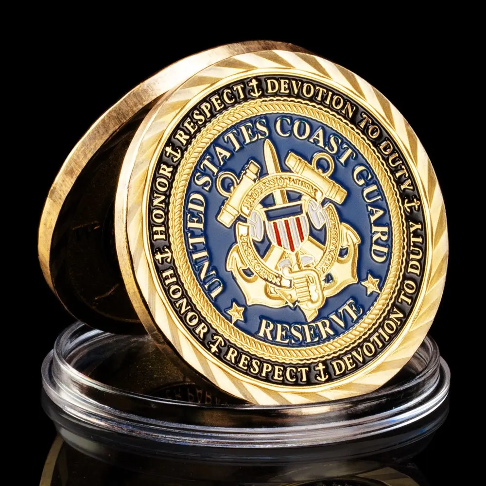 United-States-Coast-Guard-Souvenir-Coin-Semper-Paratus-USCG-Core-Values ...