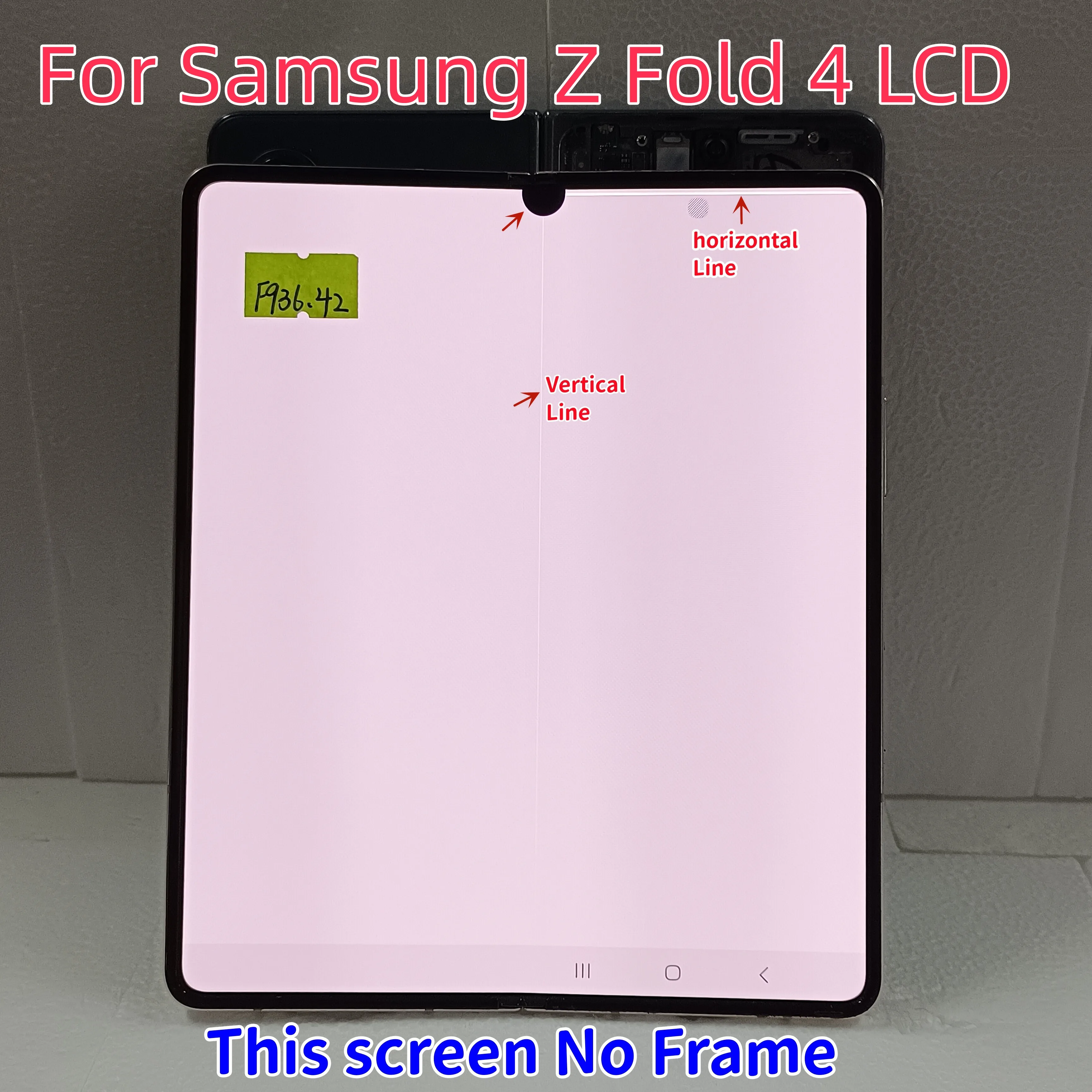 Pantalla-Super-AMOLED-F936-F936B-DS-para-Samsung-Z-Fold-4-digitalizador ...