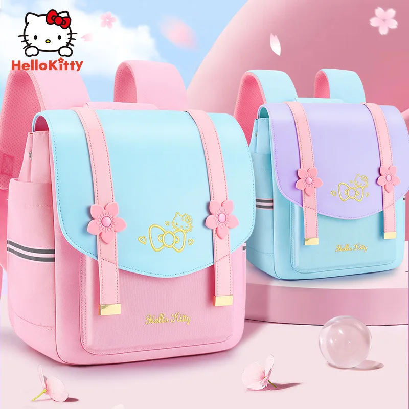 Hello-Kitty-Children-s-Lightweight-Solid-Color-Schoolbag-Girls-Cute ...
