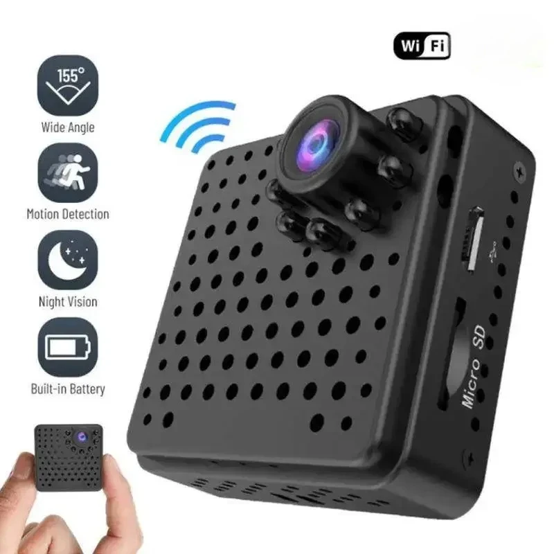 Mini Cameras W18 Action Camera Ultra HD 1080P WiFi Video Recording ...