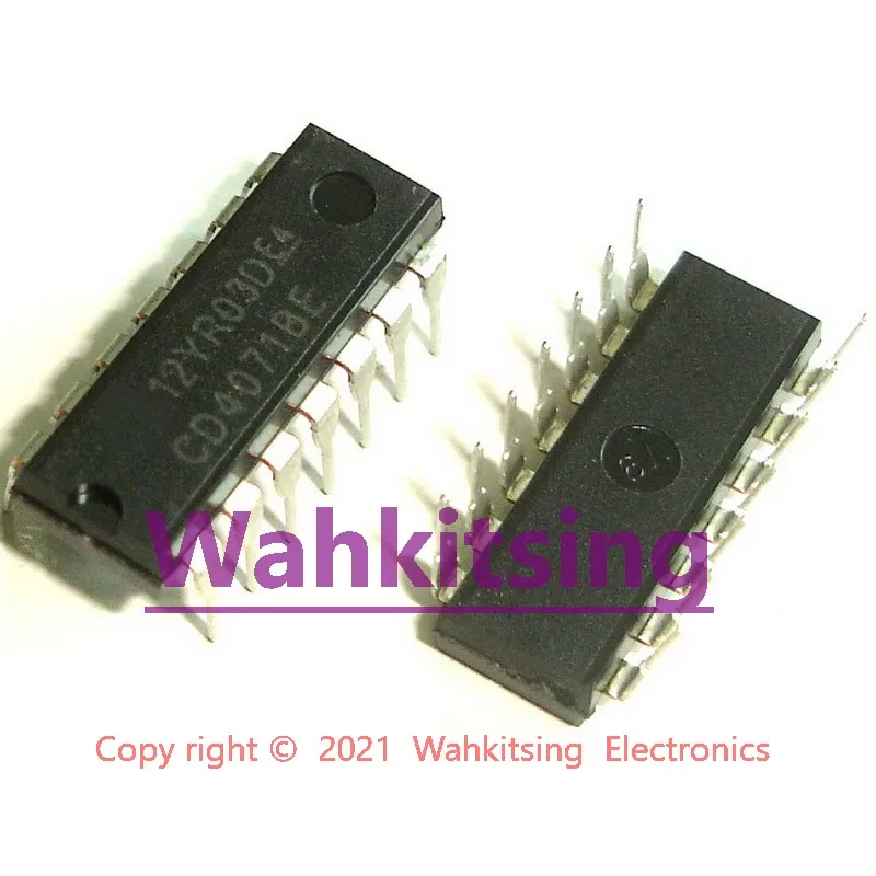 20 PCS CD4071BE DIP 14 CD4071 CMOS Quad 2 Input OR Gate 14 PDIP Chip IC ...