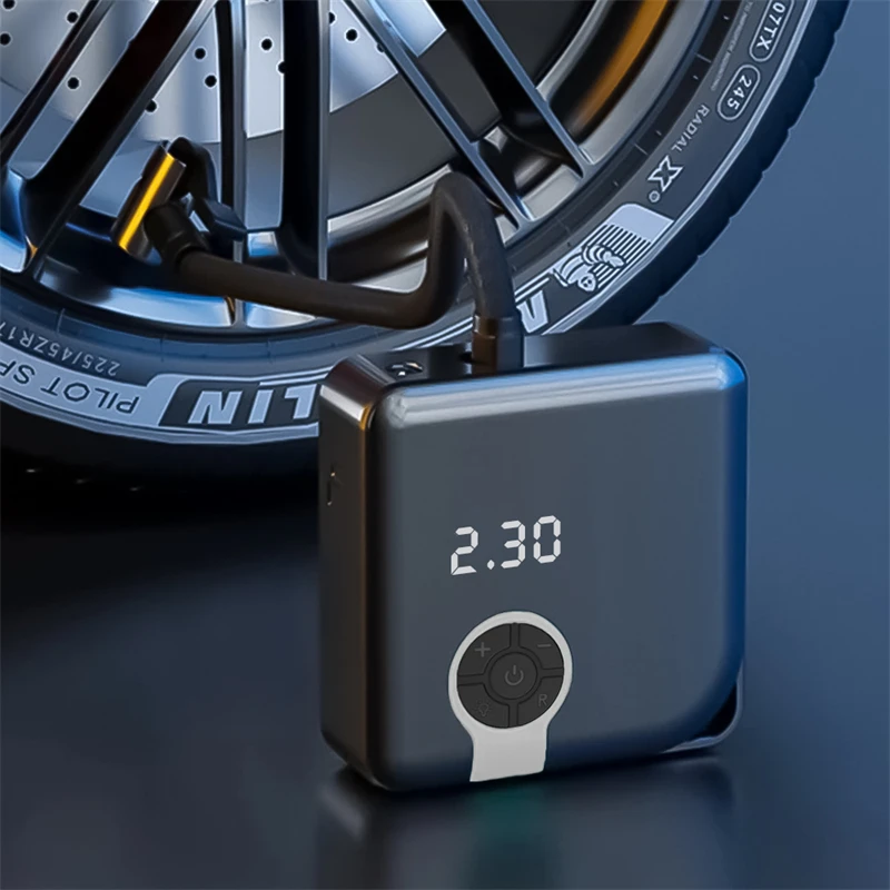 Smart-Mini-Air-Pump-Car-Air-Compressor-Tire-Inflator-Digital-Display ...