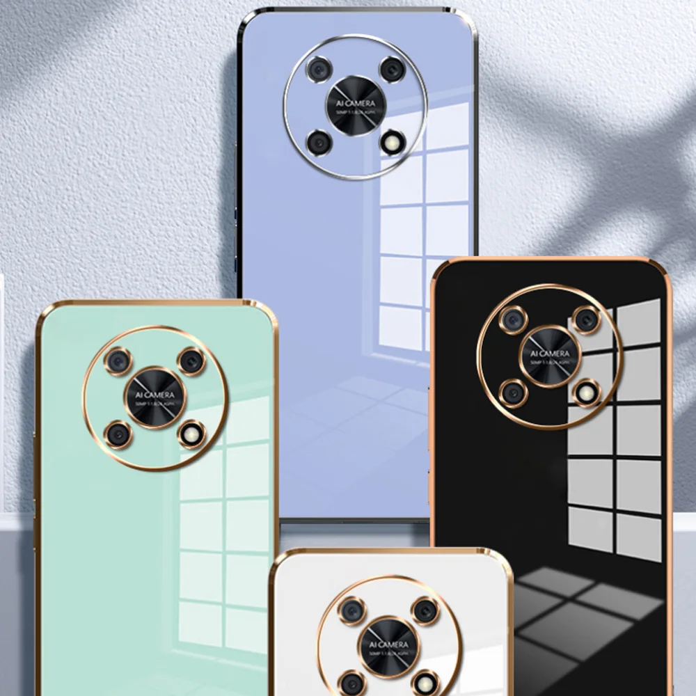 For-Huawei-nova-Y90-Case-Huawei-nova-Y90-Cover-Luxury-Square-Plating ...