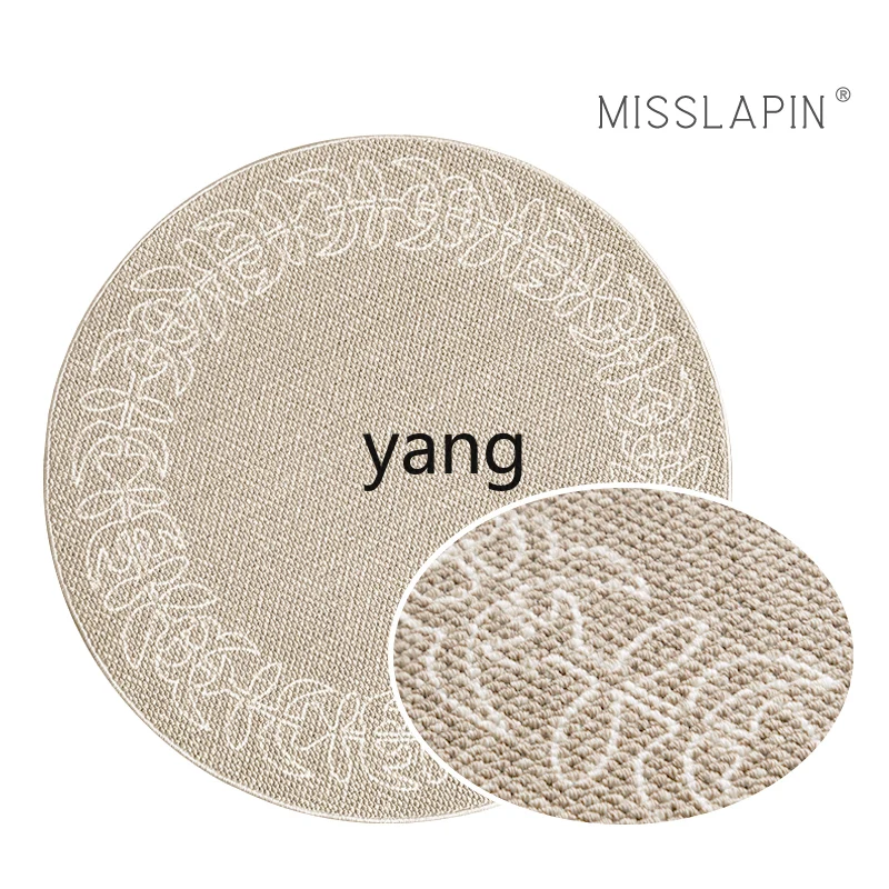 Yjq-New-Chinese-Wool-Carpet-Antibacterial-round-Stain-Resistant-Living ...