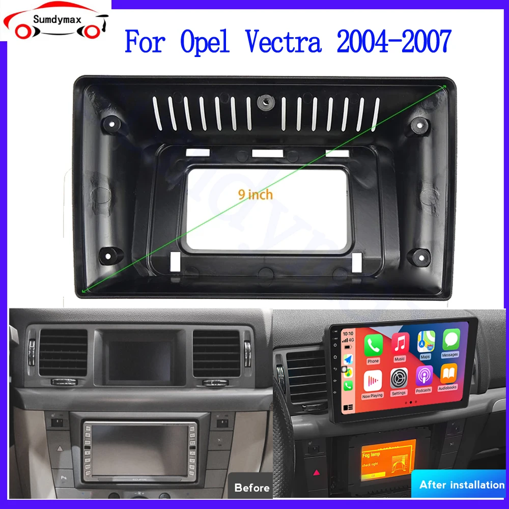 9inch-2Din-Car-Radio-Fascia-For-Opel-Vectra-2004-2005-2006-2007-DVD ...