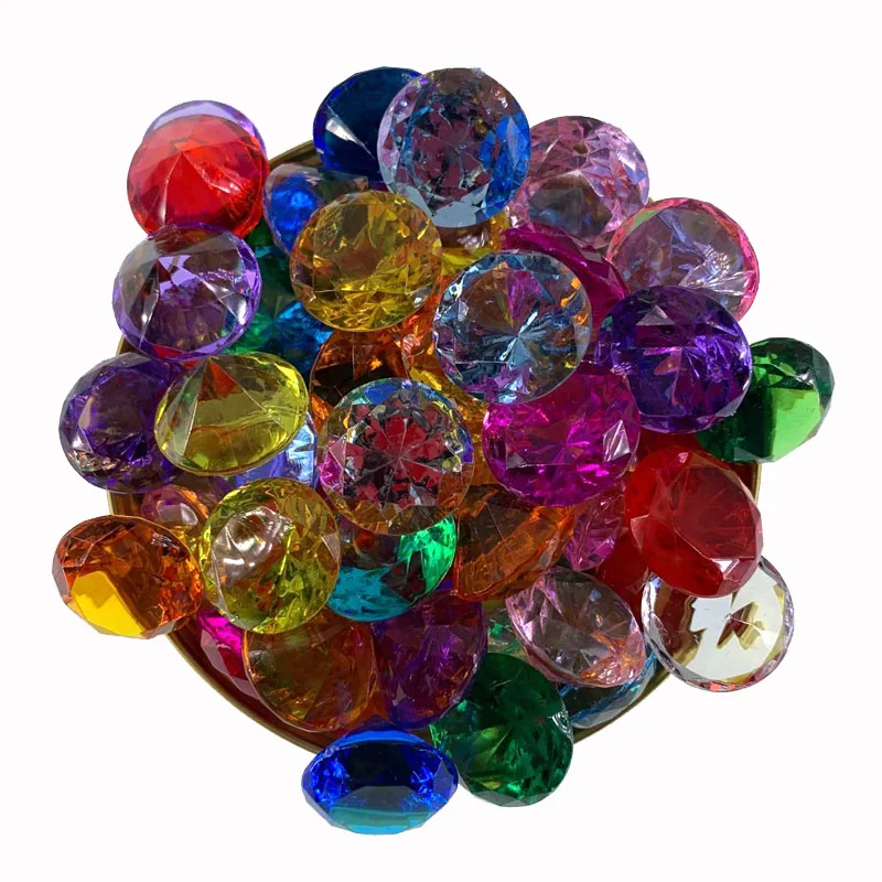 24Pcs-Clear-Acrylic-Crystal-Diamond-Gems-Filler-Toy-Props-Confetti ...