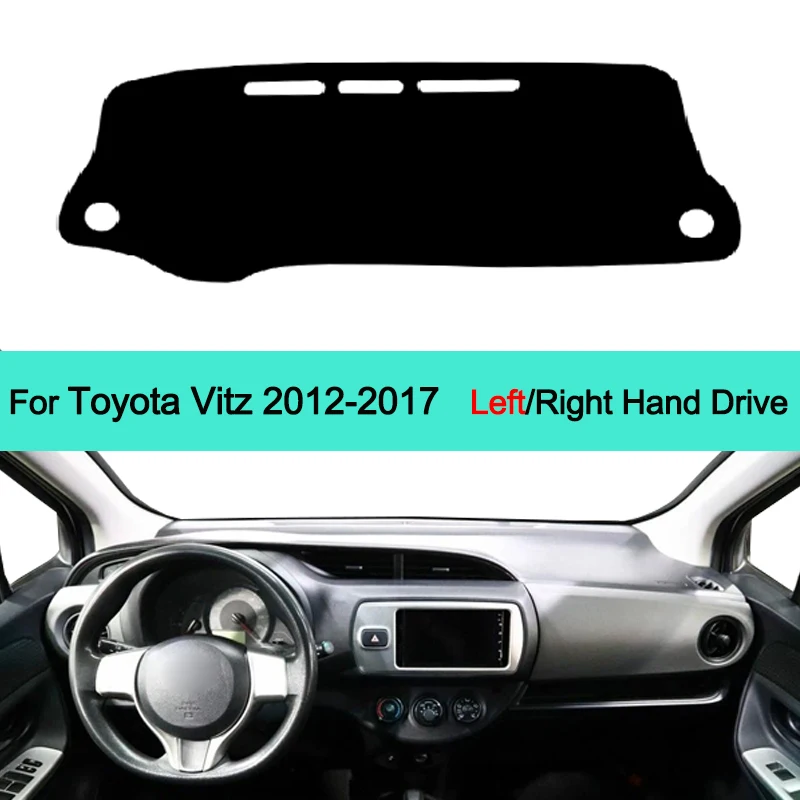 Car-Dashboard-Cover-Carpet-Dash-Mat-For-Toyota-Vitz-2012-2017-Auto-Sun ...