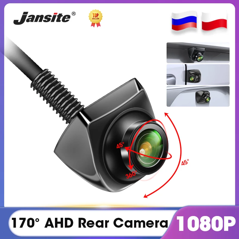 Jansite-1080P-Rear-View-Camera-170-Vehicle-Backup-Camera-Fisheye-Lens ...