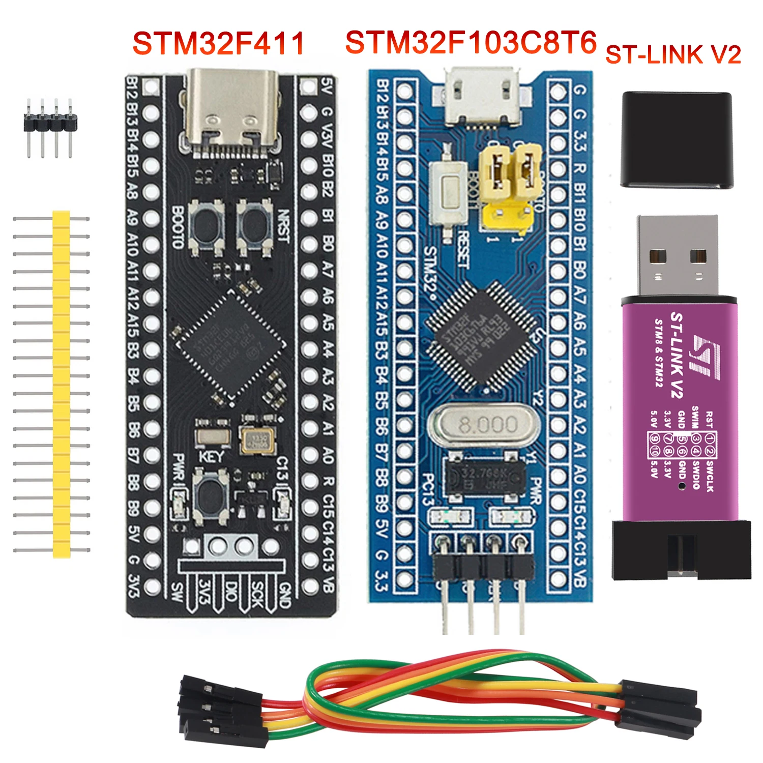 Original ST-LINK V2 Simulator Download Programmer Original STM32F103C8T6 STM32 Minimum System ...