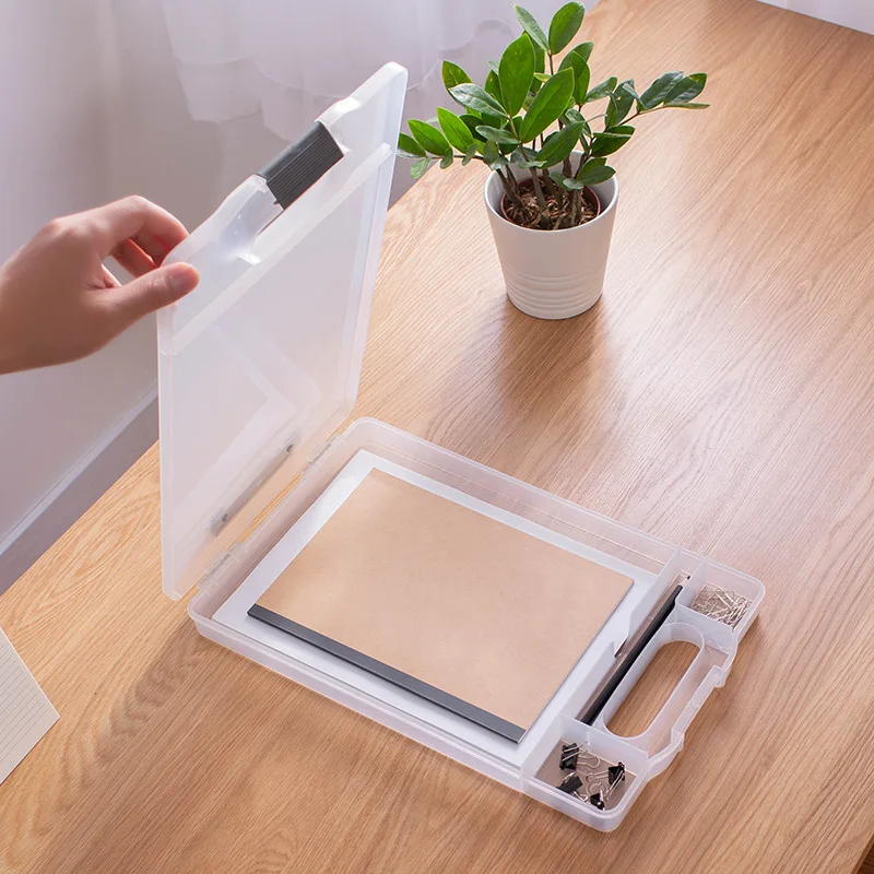 A4 Transparent File Folder Large Capacity Paper Data Book File ...