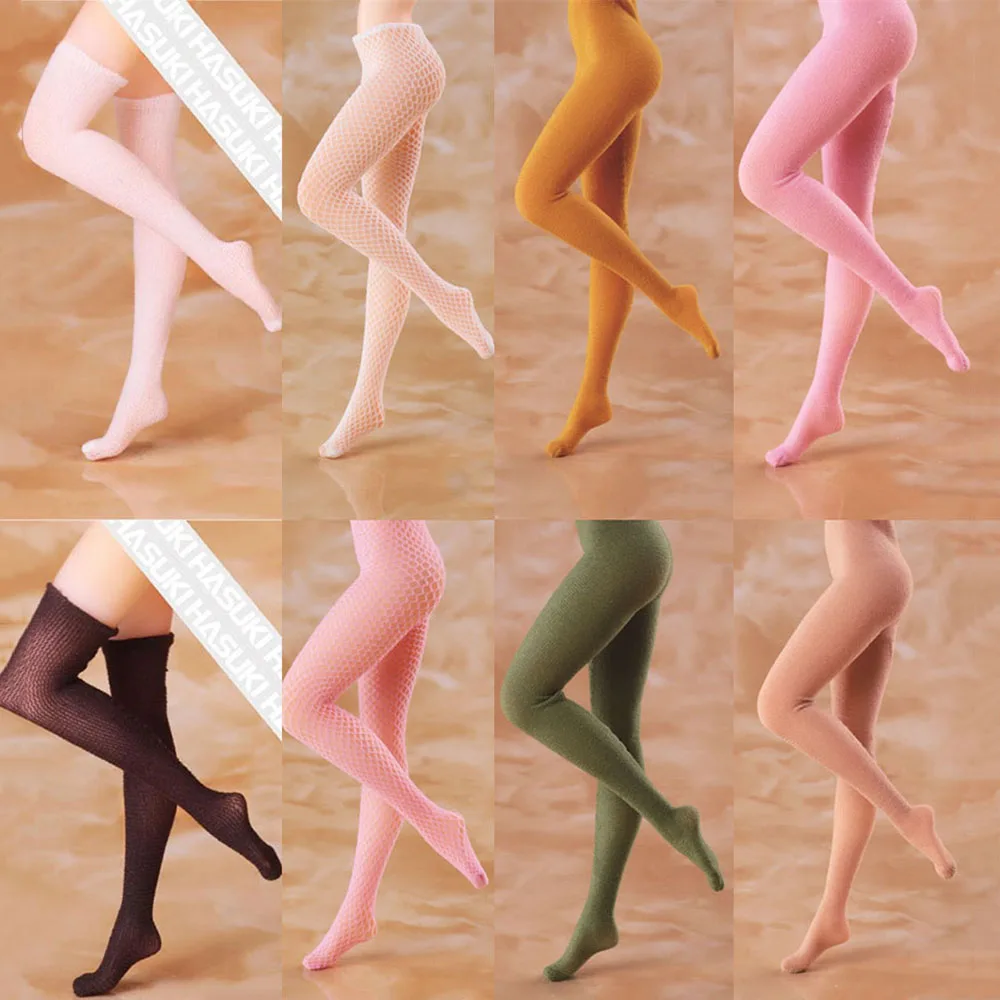 HASUKI SA01 SA04 SB01 SB04 1/12 Soldier Pantyhose Tight Elasticity 3D Shereo Fishnet Stockings ...