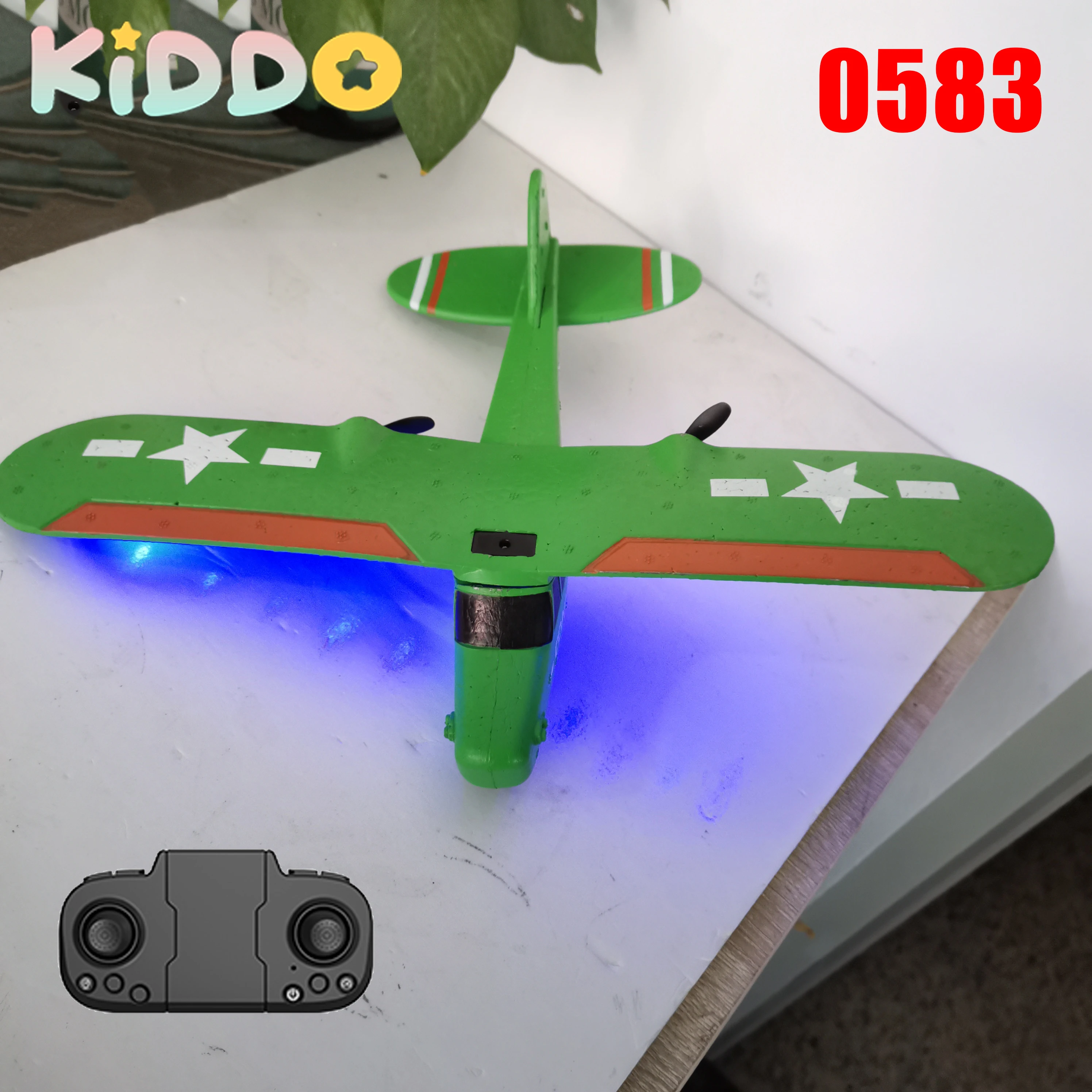 Conusea 2.4G RC 드론 비행기 델타 윙 전기 항공기 원격 제어 손 던지는 거품 비행기, 비행 장난감, 어린이 선물 ...