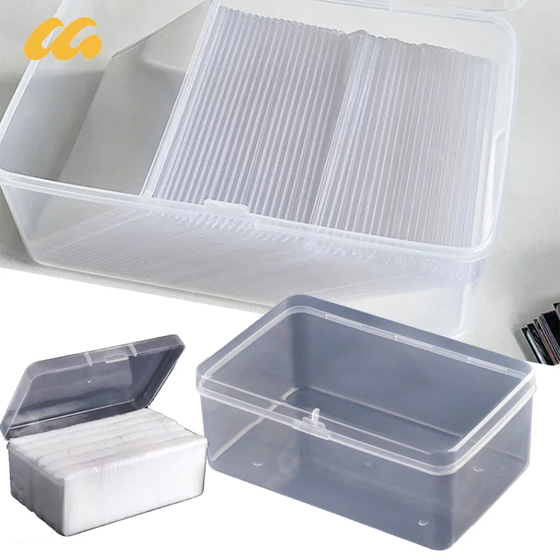 PP-Storage-Box-Transparent-Desktop-Organizer-Large-Capacity-Stickers ...