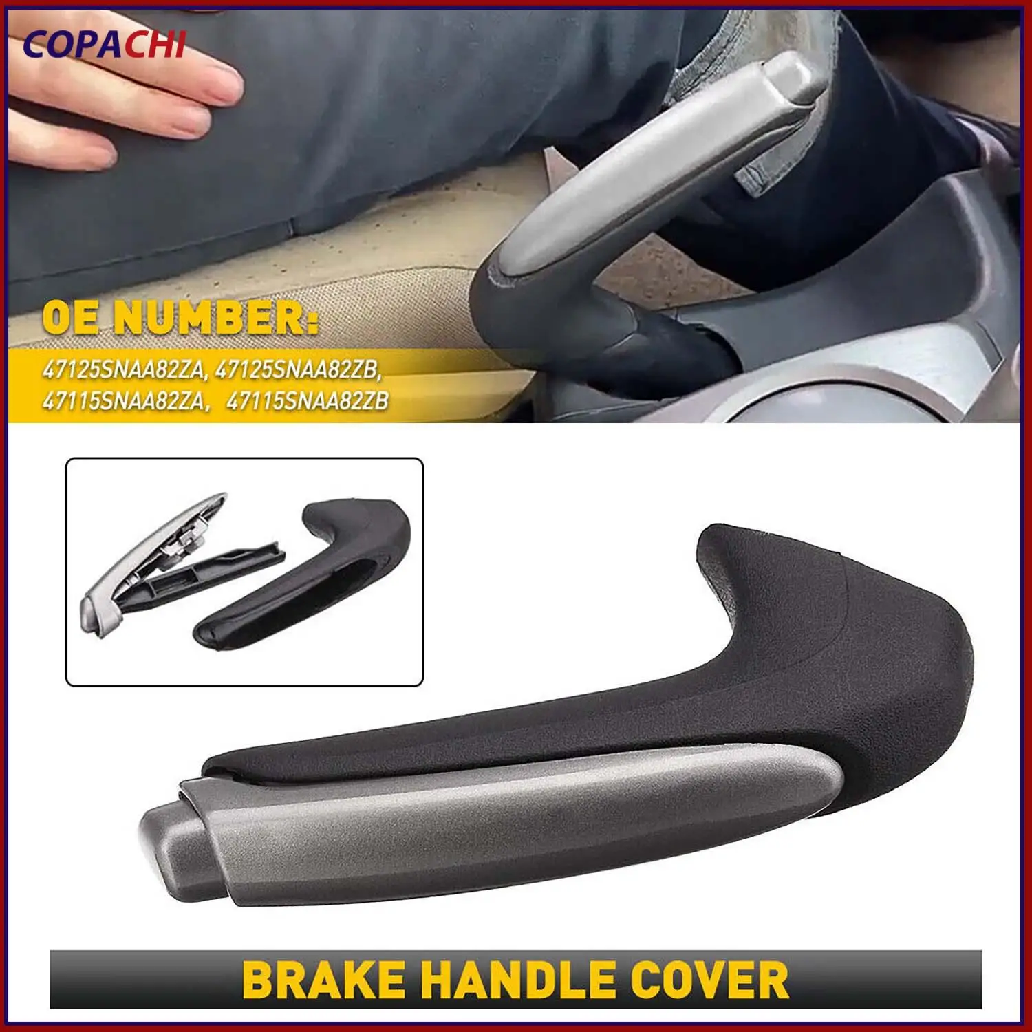 New-Auto-Hand-Brake-Handle-Protect-Cover-Stick-47115SNAA82ZA ...