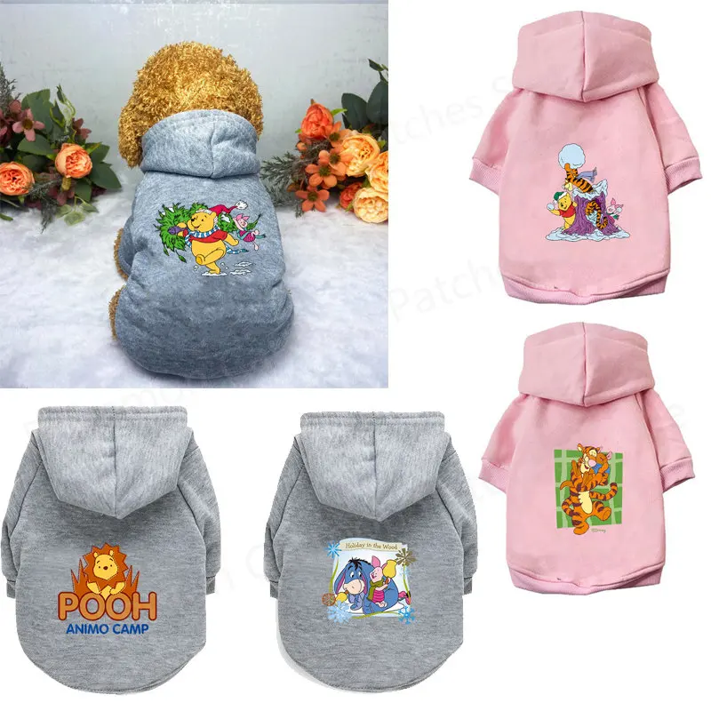 Sudadera con capucha de dibujos animados de Winnie The Pooh para perro ...