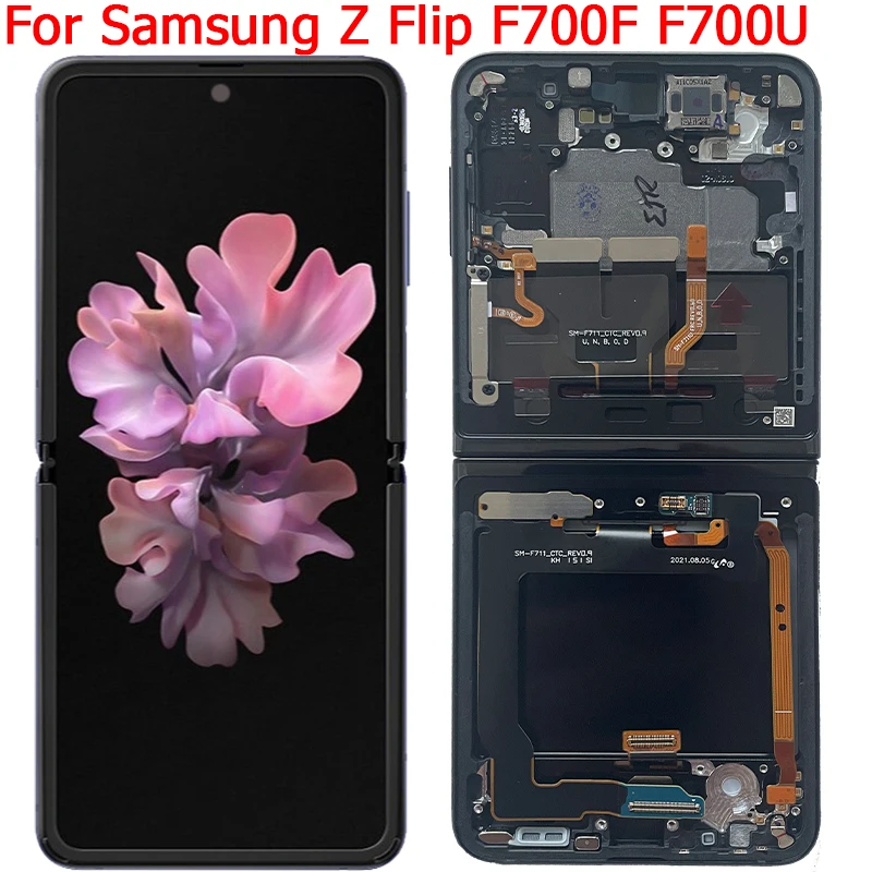 6-7-Galaxy-ZFlip-LCD-For-Samsung-Z-Flip-5G-Display-LCD-Touch-Screen ...