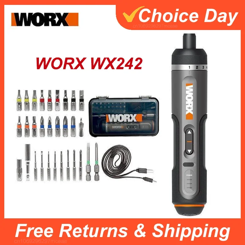 Worx-4V-Mini-Electrical-Screwdriver-Set-WX242-WX241-WX240-Smart-Cordless-Electric-Screwdrivers ...