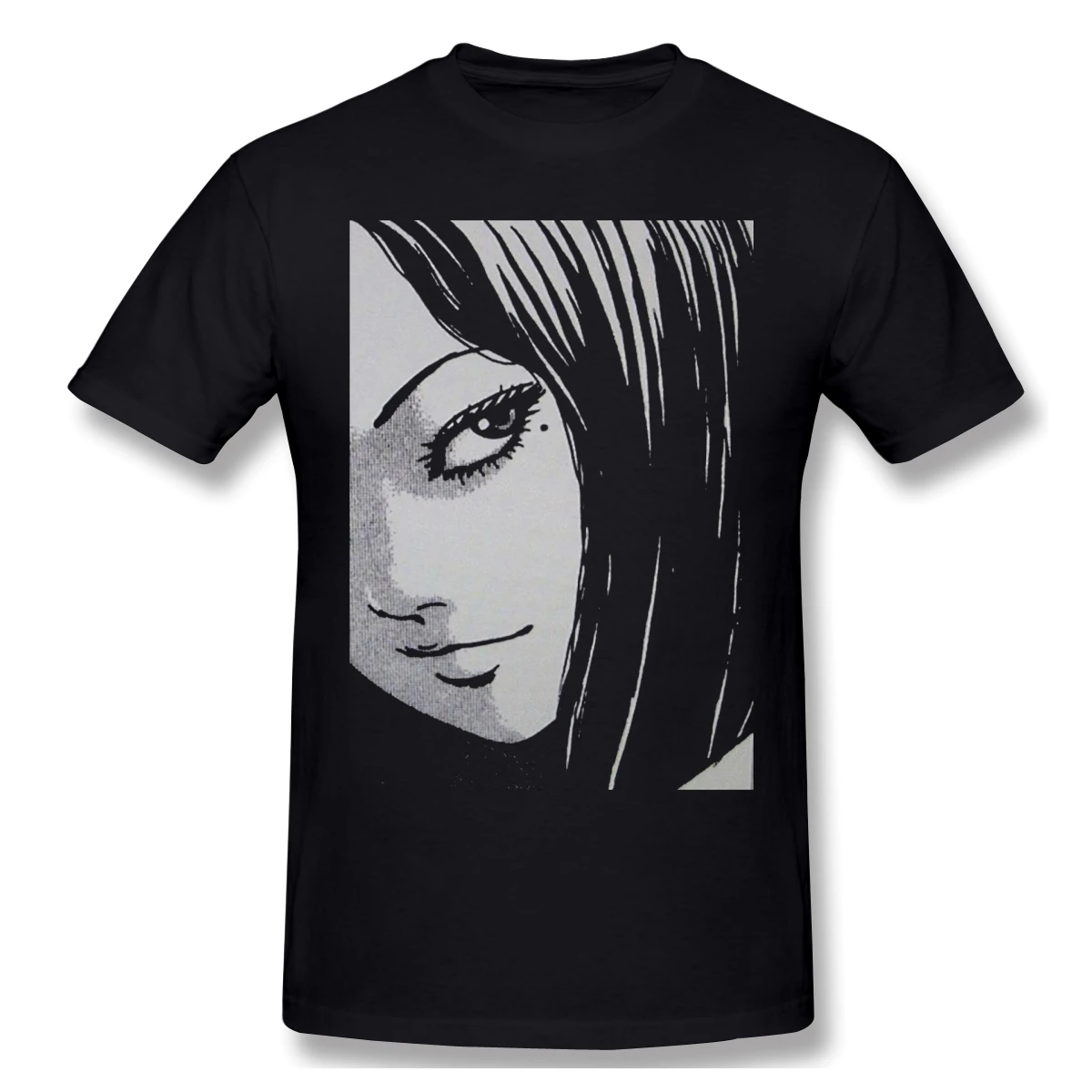 Tomie Junji Ito Cool Print Cotton Funny T-shirt Uzumaki Men Fashion ...