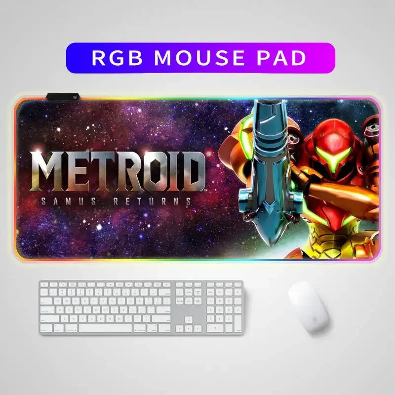 RGB-mouse-pad-Metroid-Mousepad-game-player-carpet-notebook-mouse-pad ...