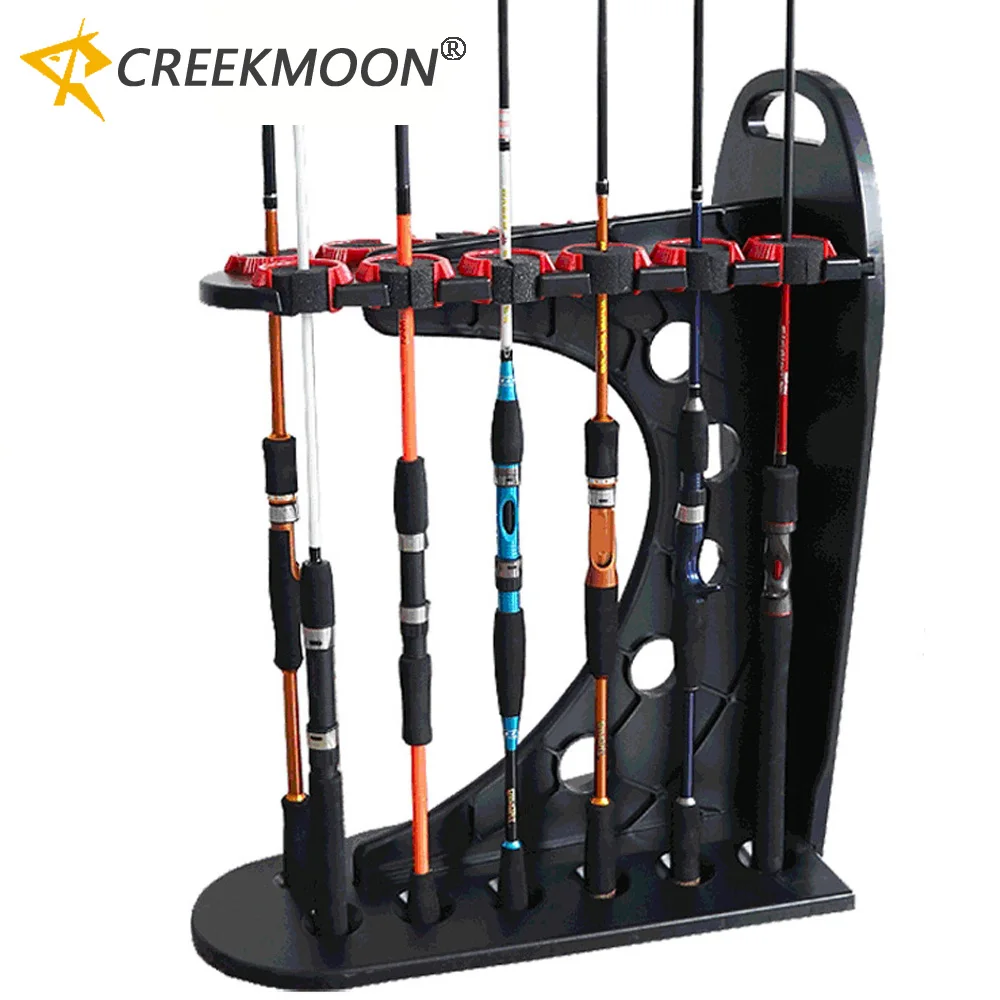 New-Fishing-Rod-Storage-Rack-12-Holes-Holder-Competitive-Fishing-Fish ...