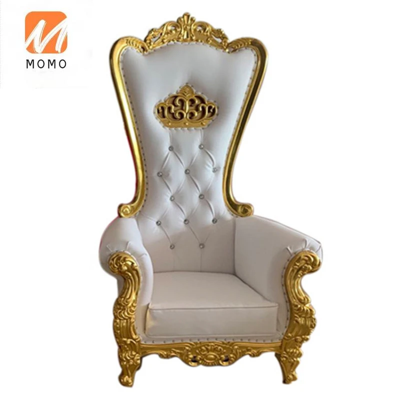 European-Cheap-Wedding-High-Back-Sofa-Gold-Luxury-Royal-Groom-And-Bride ...