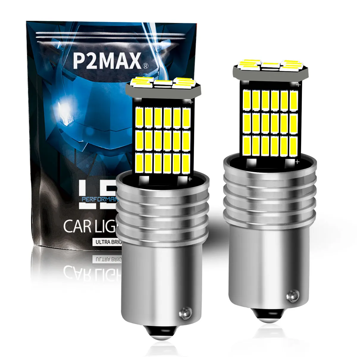 High Powerful P2MAX BA15S P21W 1156 G18 S25 Brake Lamp Reversing Turn ...