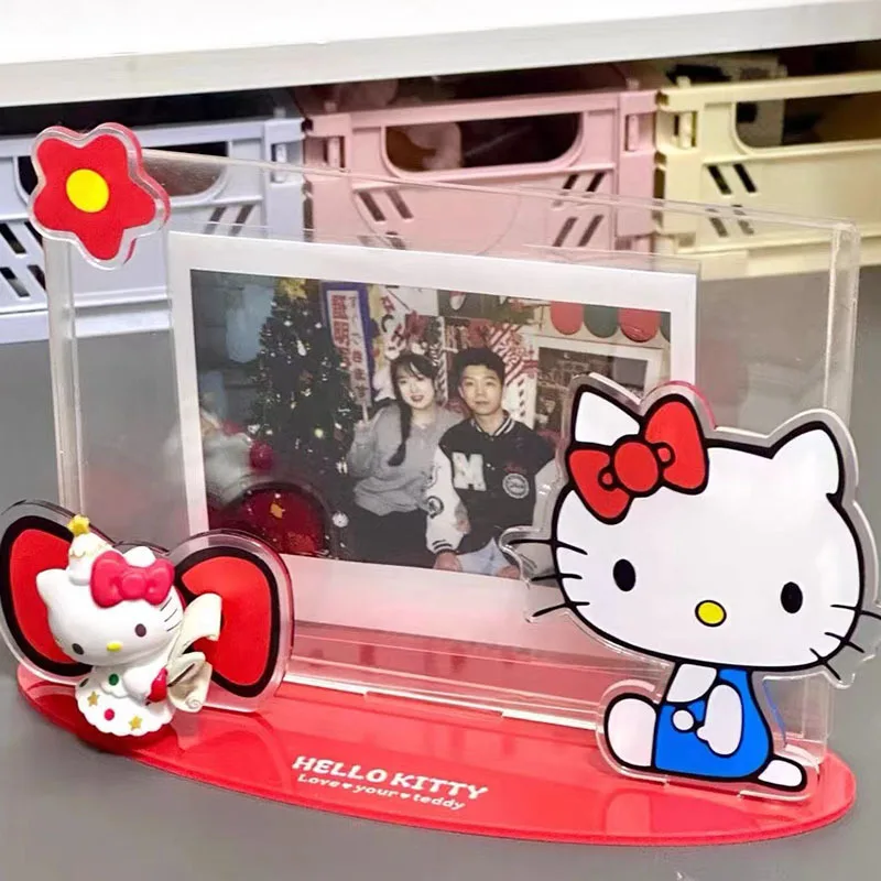 Kawaii-Diy-Cute-Hello-Kitty-Acrylic-Ornament-Standing-Picture-Frame ...