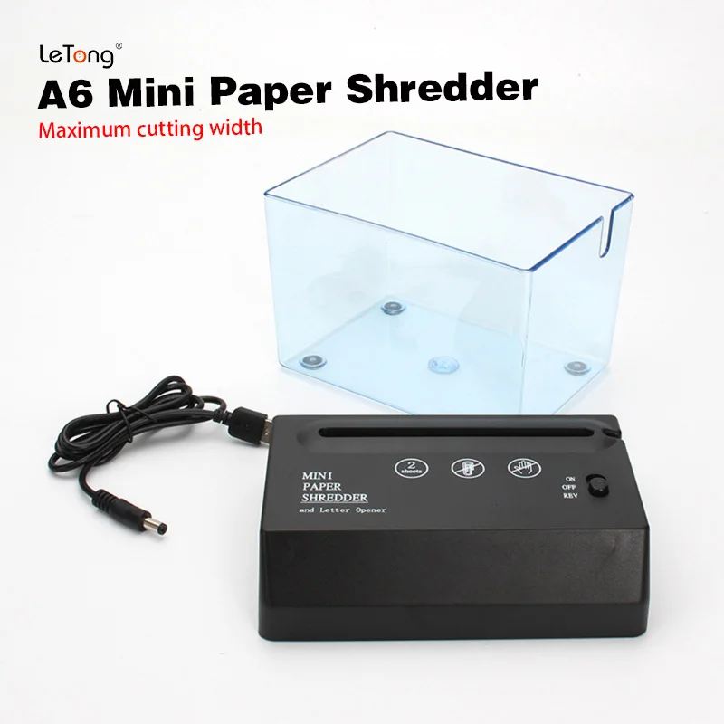 A6-Portable-Mini-Paper-Shredder-Electric-USB-Battery-Operated-Shredder ...