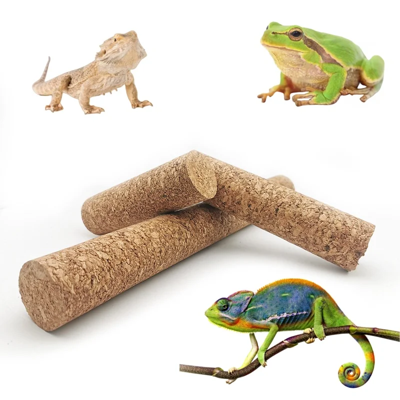 Cork Twig Reptile Climbing Twig, Natural Oak Climbing Pet Cork Stick ...
