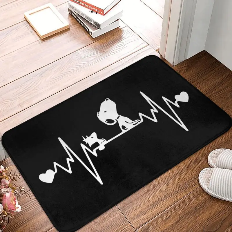 Personalized Cute Cartoon Snoopy Doormat Mat Anti-Slip Kitchen Bathroom ...