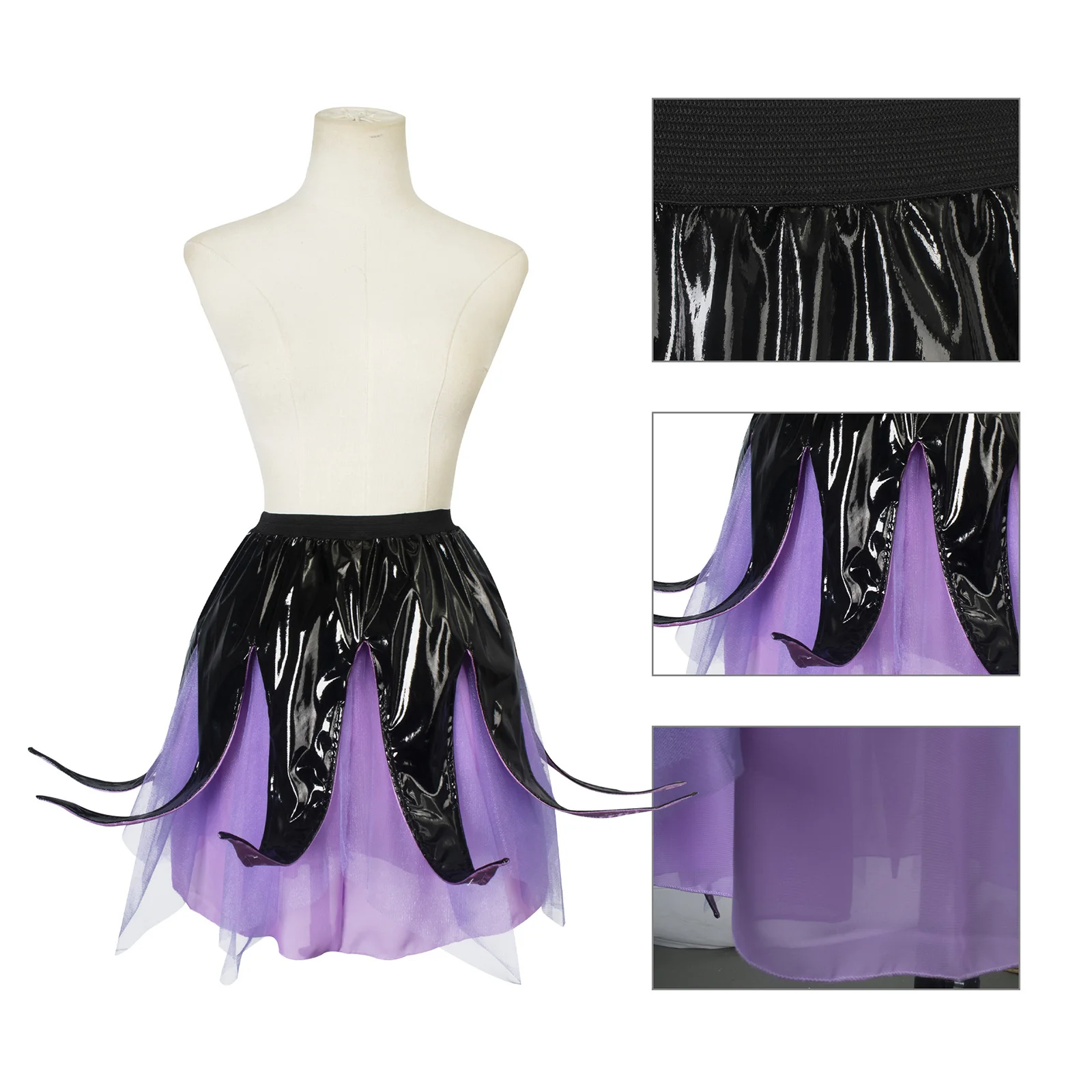 Disfraz-de-Cosplay-de-Ursula-para-mujer-Falda-corta-de-Ballet-de-Litte ...