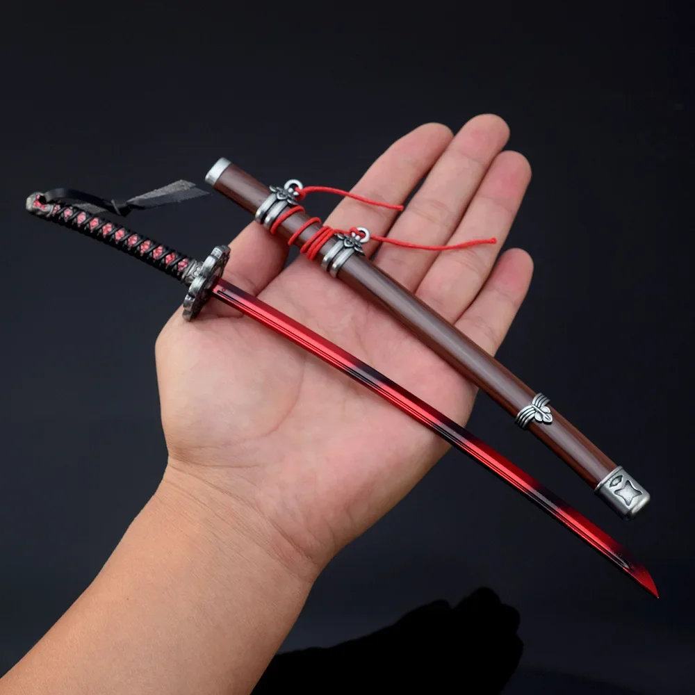 25cm-Fushigiri-Gracious-Gift-of-Tears-Red-Mortal-Blade-Wolf-Sekiro ...
