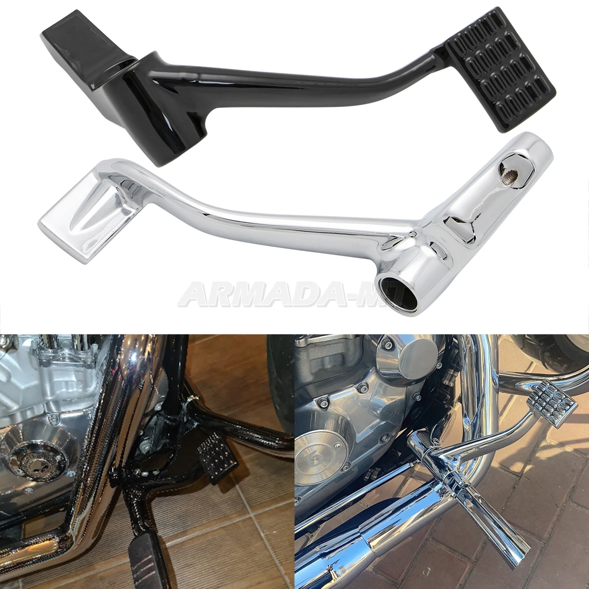 New Motorcycle Forward Controls Rear Foot Brake Lever Pedal Case For ...