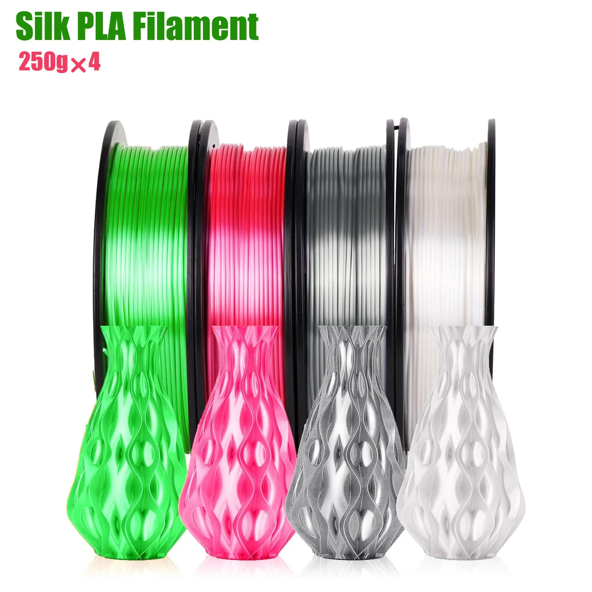 PLA Color Pack Review: How This 4-Color Silk Filament Transformed My ...