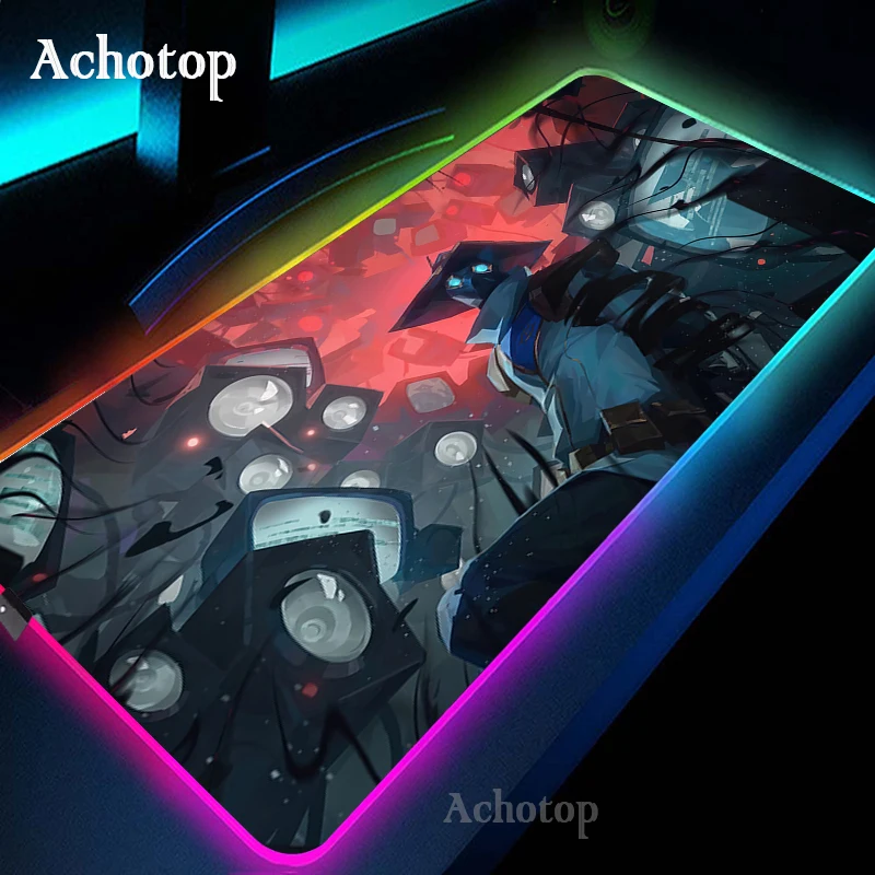 Valorant Cypher Gaming Mouse Pad Pattern RGB Computer Laptop Notebook ...