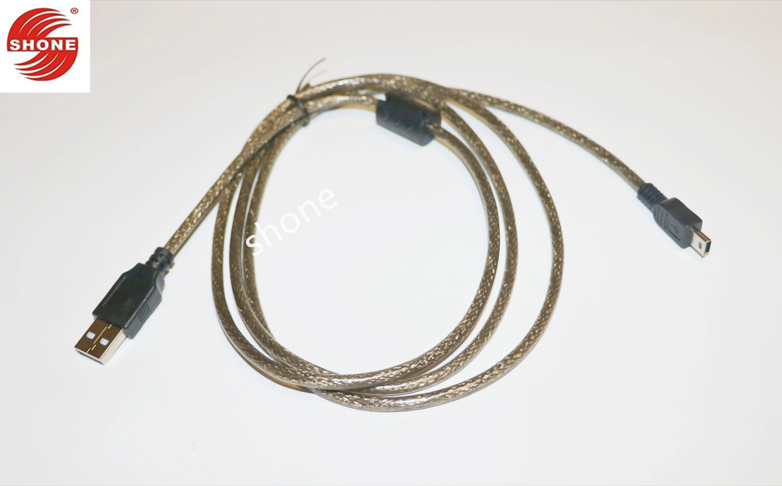 USB-to-mini-dual-USB2-0-data-cable-hard-disk-data-cable-transparent ...