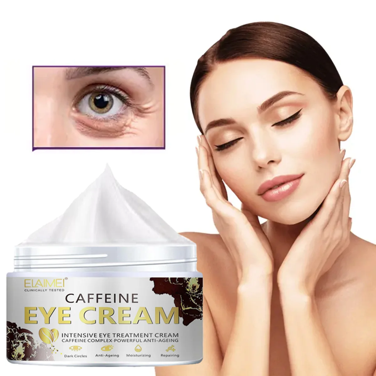 Coffee Eye Cream Age Nourishing Eye Cream, reduces fine lines, dark ...