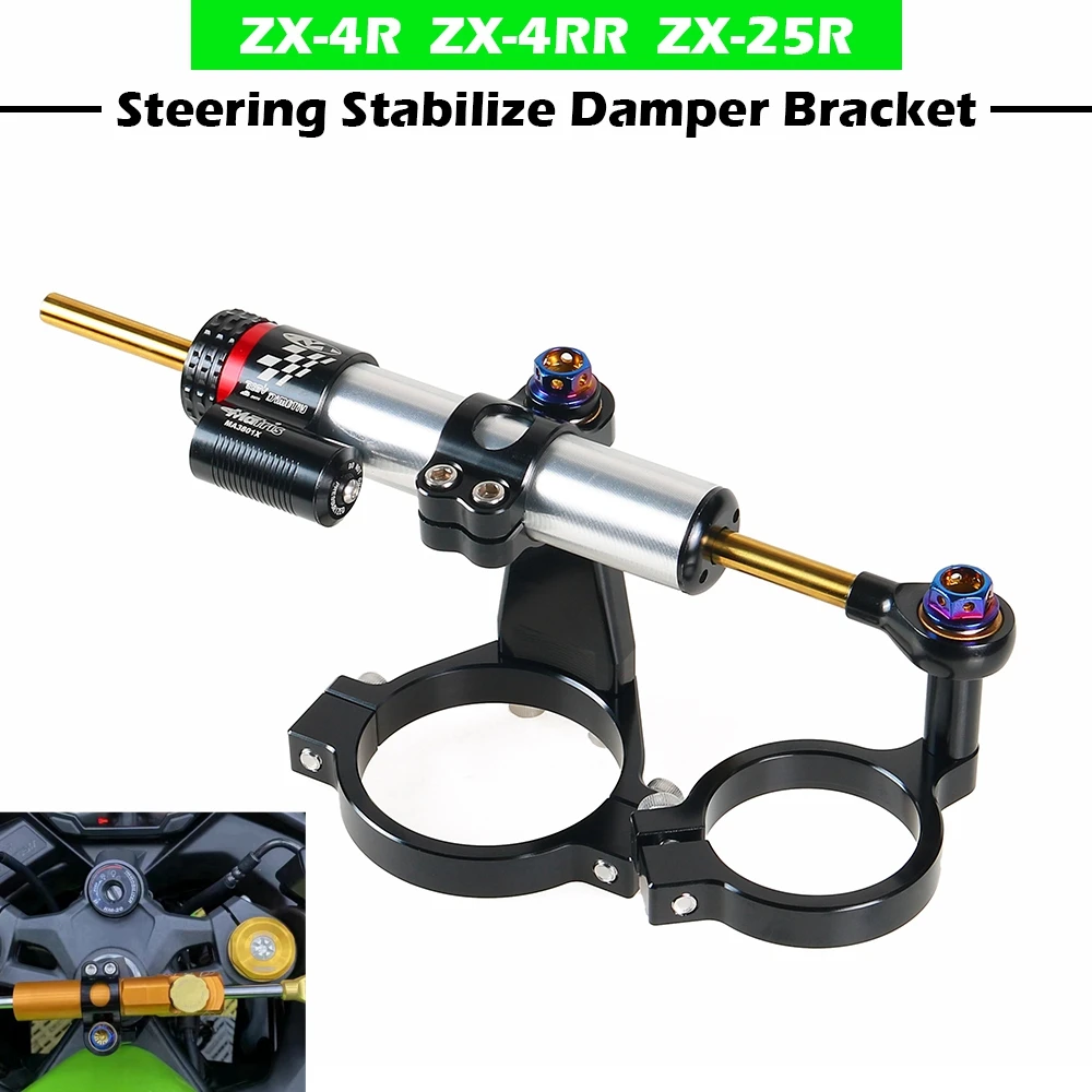 Motorcycle-CNC-Stabilizer-Damper-Complete-Steering-Mounting-Bracket-For ...