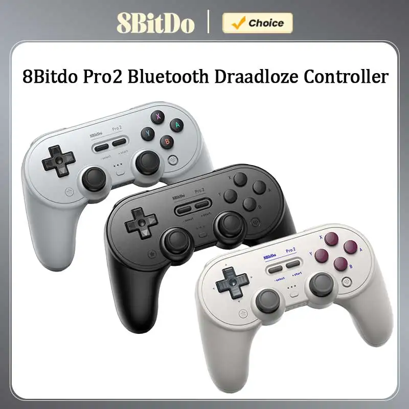 8Bitdo-Pro2-Bluetooth-Draadloze-Controller-Wireless-Gamepad-Joystick ...