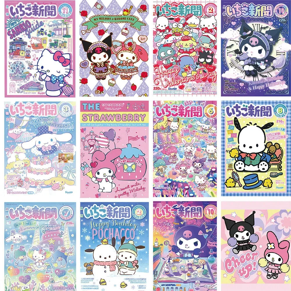 10/30/65pcs Kawaii My Melody Anime Posters Stickers Sanrio Aesthetics ...