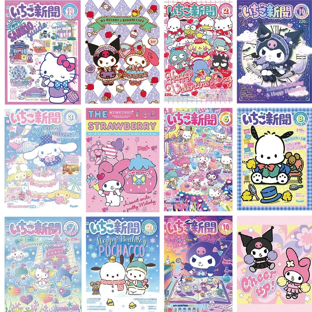 10/30/65pcs Kawaii My Melody Anime Posters Stickers Sanrio Aesthetics ...