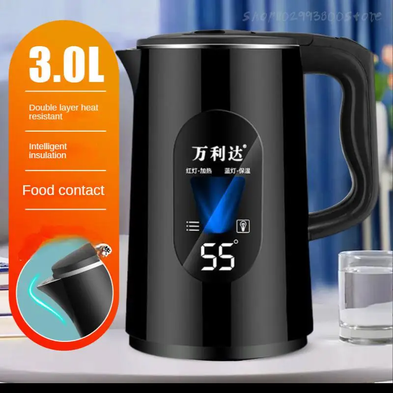 3L-Electric-Kettle-Household-Smart-Thermal-Kettle-Anti-scalding-Push ...
