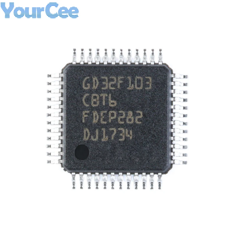GD32-GD32F103-GD32F103CBT-GD32F103CBT6-LQFP48-LQFP-48-32-Bit ...