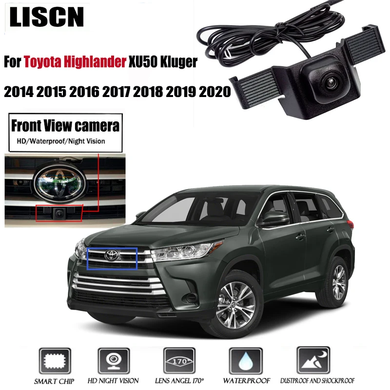 Front-View-camera-For-Toyota-Highlander-XU50-Kluger-2014-2015-2016-2017 ...