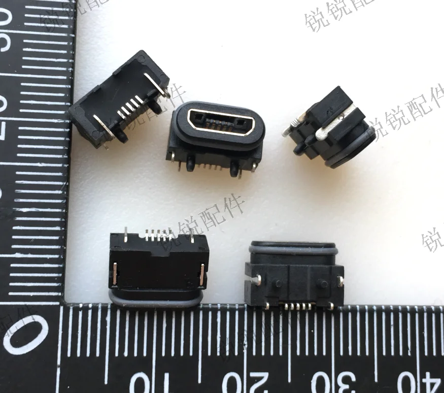 For-waterproof-microusb-Rear-Insert-5P-Waterproof-USB-chassis-with ...