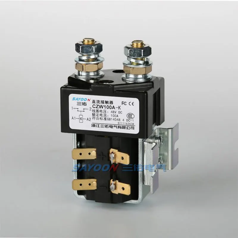 CZW200A-ZJW50A-Power-Relay-1NO-DC-Contactor-12V-24V-36V-48V-60V-72V-84V ...