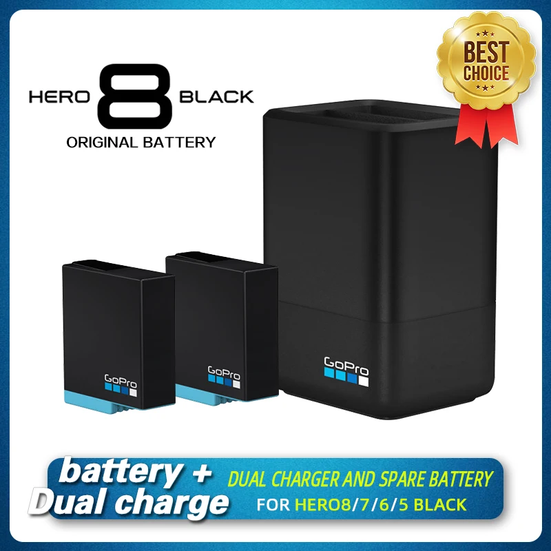 Dual Battery Charger Gopro Hero 7 | Gopro Hero 7 Black Battery Charger ...