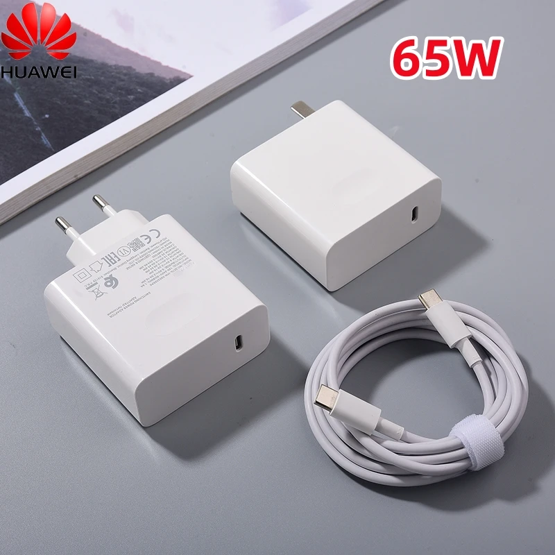 Huawei-65W-20V-3-25A-Super-Fast-PD-Charger-EU-US-Plug-USB-C-Power ...